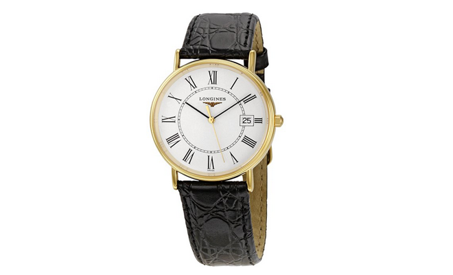 Longines Men's LNG47202112 La Grande Classique Presence White Dial ...