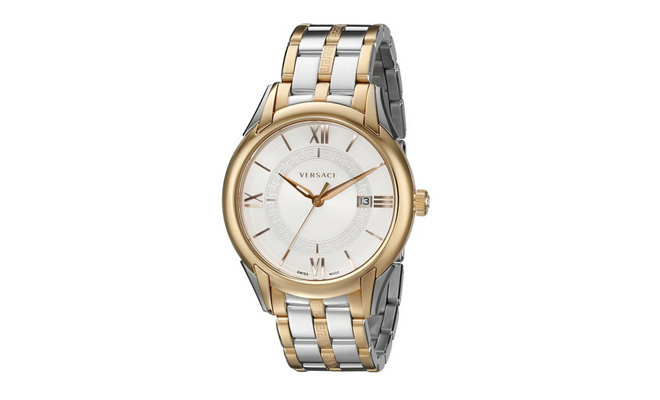 Versace Men's VFI050013 "Apollo" Rose Gold Ion-Plated and Stainless ...